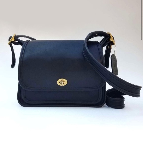 Coach | Bags | Vintage Coach Black Rambler Crossbody Shoulder Bag ...